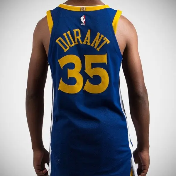 Nike Kevin Durant Golden State Warriors Icon Edition Authentic Basketball Jersey