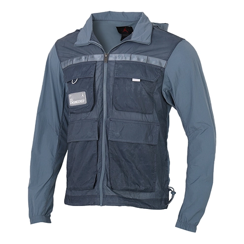 JORDAN 23 Engineered Zipper Cardigan Jacket - Dark Blue