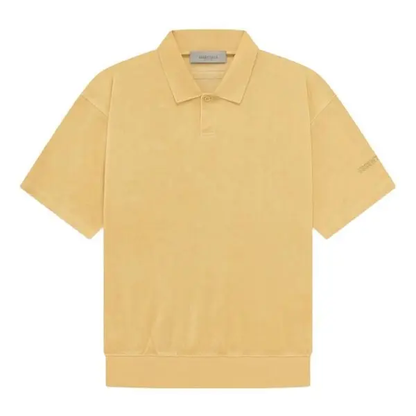 Fear Of God Ss23 Polo Shirt 'light Tuscan - Yellow