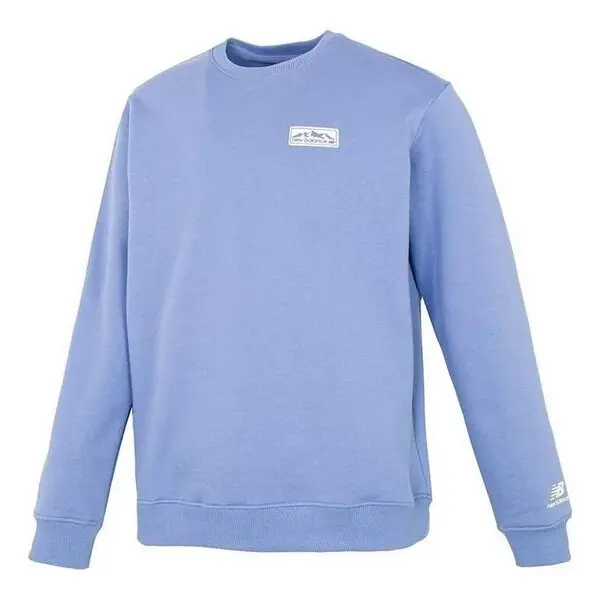 NEW BALANCE Crewneck Sweatshirt With Logo Detailing - Blue