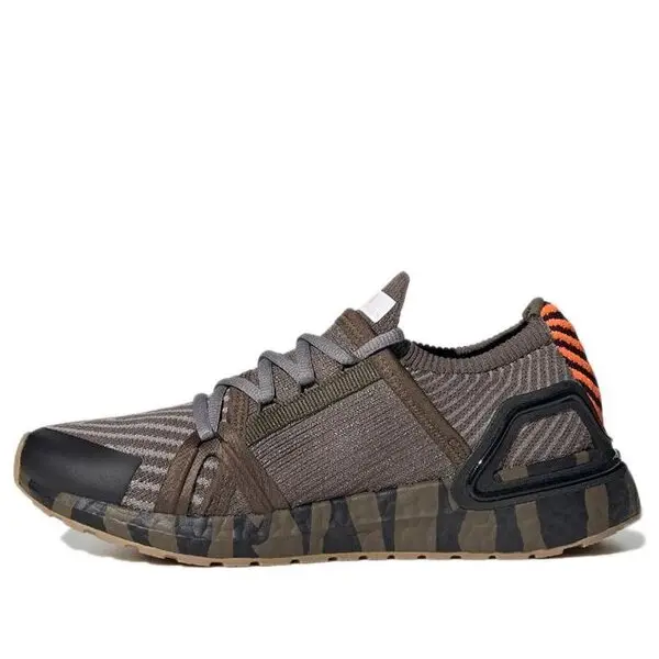 Adidas By Stella Mccartney X Ultraboost 20 Graphic Dark Khaki - Graybrown