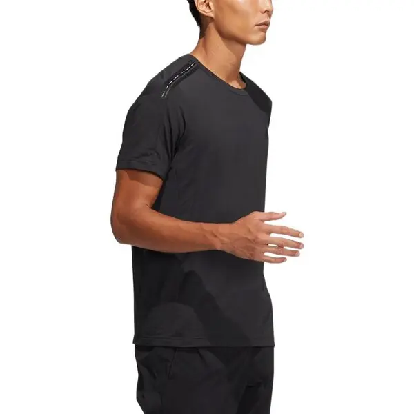 Adidas Solid Color Logo Round Neck Short Sleeve T-shirt