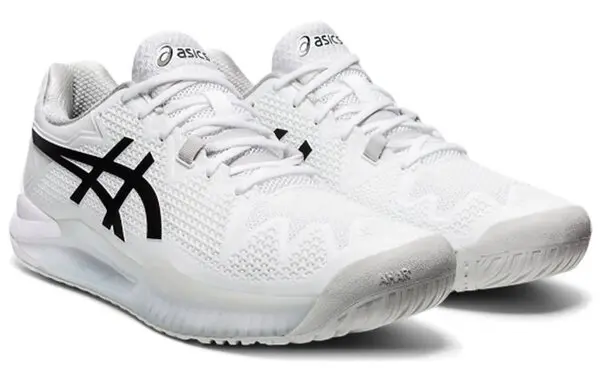 Asics Gel Resolution Low Top Sneakers - Black/white