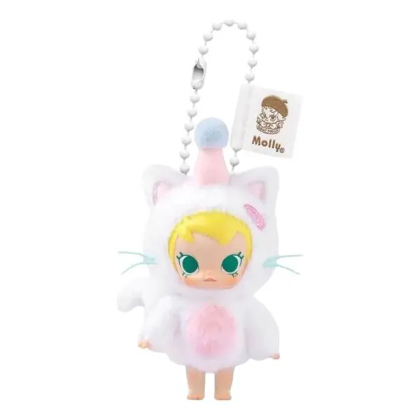POP MART Baby Molly Pocket Friends Vinyl Plush Pendant - Multi-color