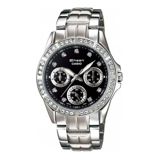 Casio Edifice Series Quartz Watch With Stainless Steel Strap And Date Display - Silver