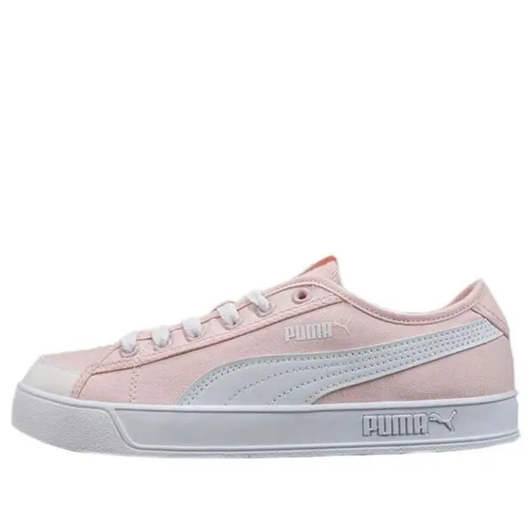 PUMA Smash V2 Vulc Cv Canvas Low Top Sneakers - Pink