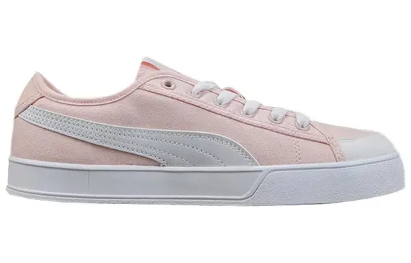 PUMA Smash V2 Vulc Cv Canvas Low Top Sneakers - Pink