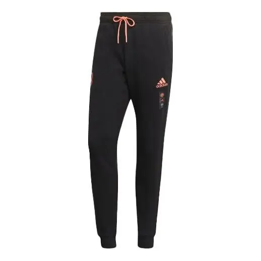 Adidas Juve Lny Pnt Limited Juventus Embroidered Team Logo Soccer/football Sports Pants - Black