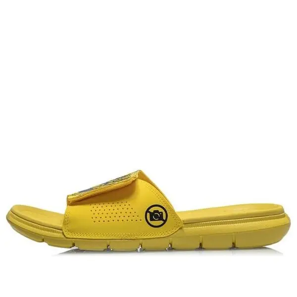 LI-NING Badfive Basketball Slides - Yellow/black