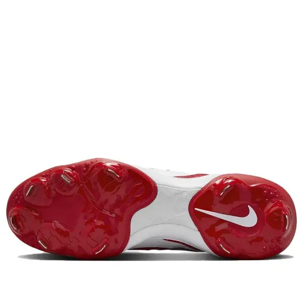 Nike Alpha Huarache Varsity 4 Baseball Cleats - White/university Red