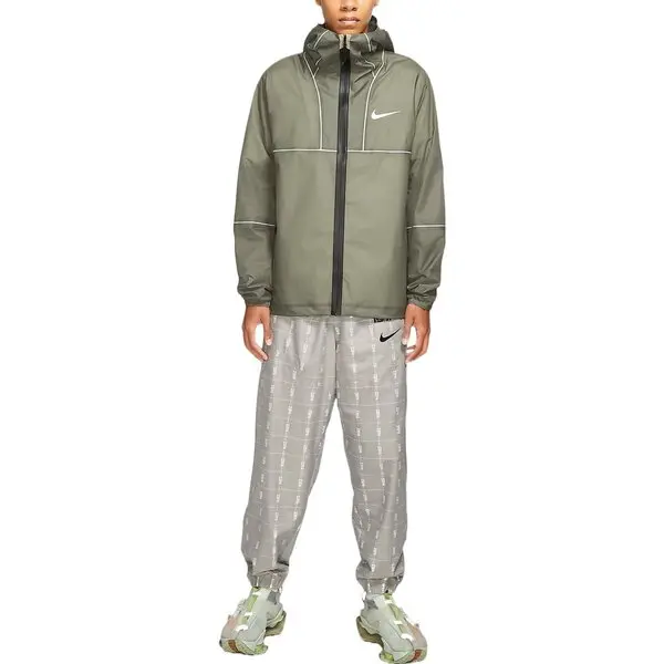 Nike Hooded Jacket With Logo Print