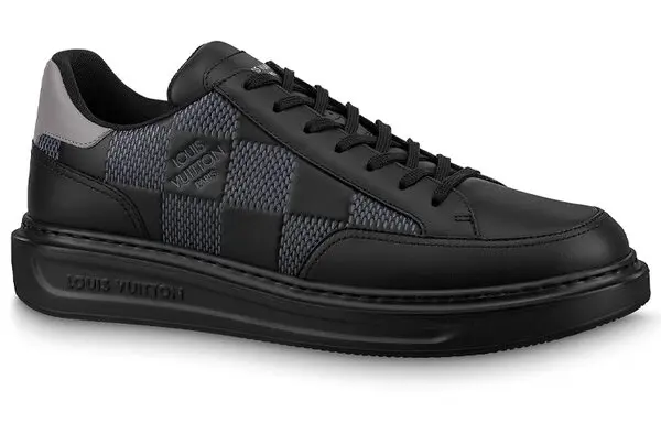 LOUIS VUITTON Beverly Hills Sneakers - Black/grey