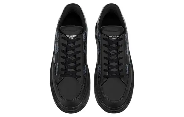 LOUIS VUITTON Beverly Hills Sneakers - Black/grey
