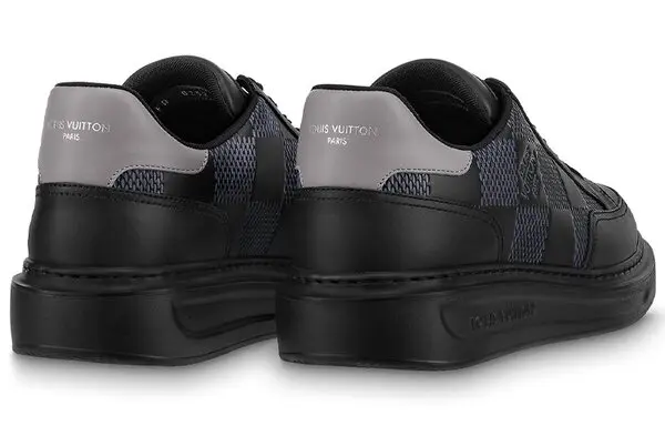 LOUIS VUITTON Beverly Hills Sneakers - Black/grey