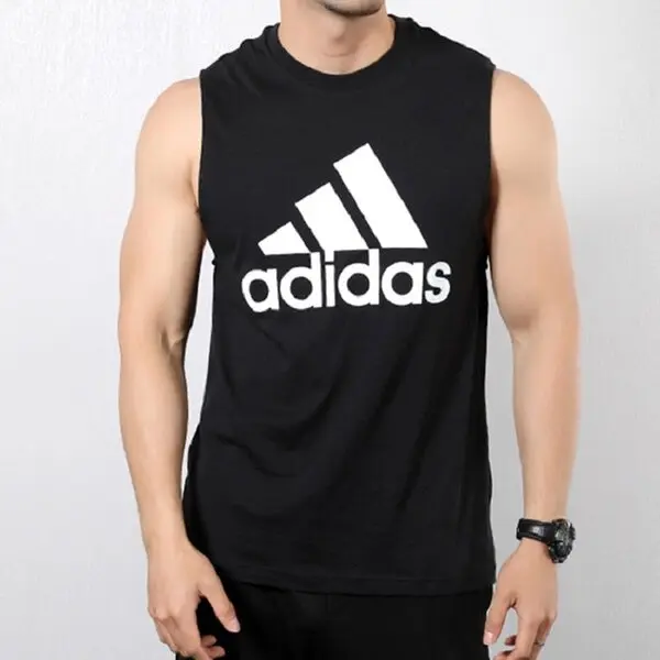Adidas Sleeveless Crewneck Vest With Logo