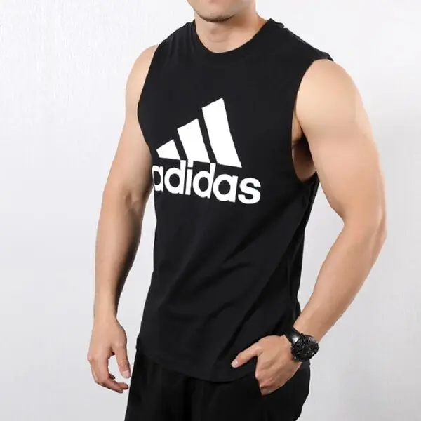 Adidas Sleeveless Crewneck Vest With Logo