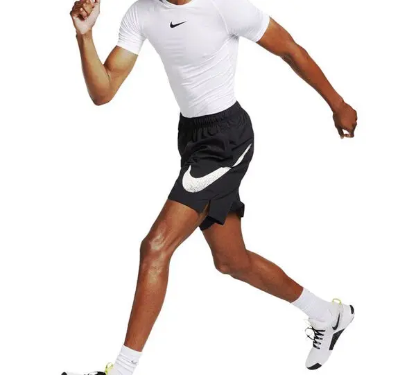 Nike Shorts With Large Swoosh Logo