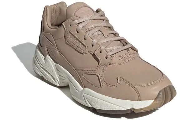 Adidas Falcon Leather Low Top Sneakers - Ash Pearl