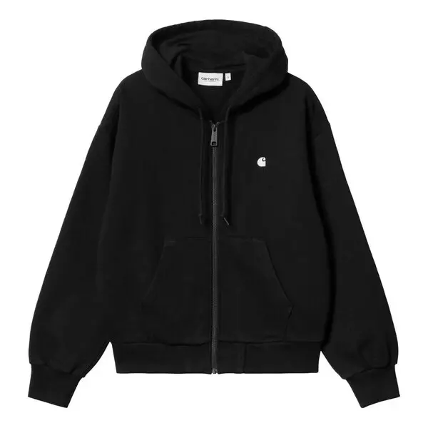 Carhartt Work In Progress Hooded Casey Jacket - Black/silver