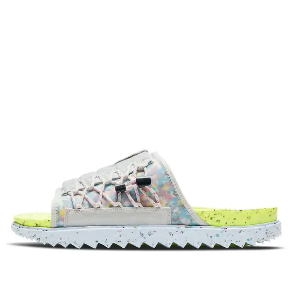 Nike Asuna Crater Slide - Gray/green/blue