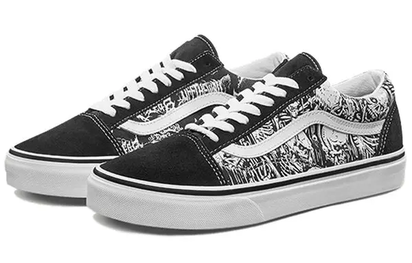 VANS Old Skool "forgotten Bones" Low Top Sneakers - Black