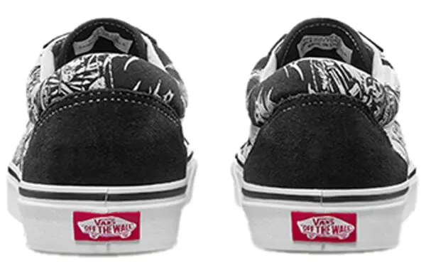 VANS Old Skool "forgotten Bones" Low Top Sneakers - Black
