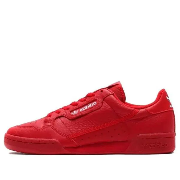 Adidas X Atmos Continental 80 Scarlet Sneakers - Red