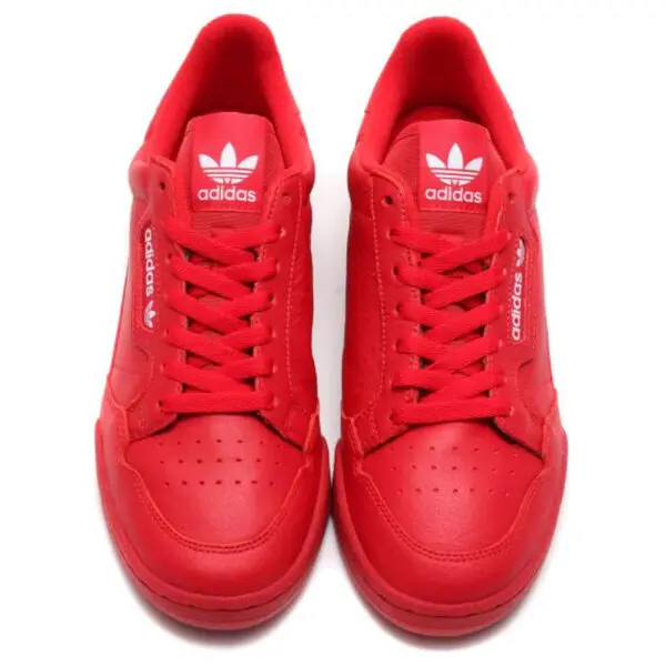 Adidas X Atmos Continental 80 Scarlet Sneakers - Red