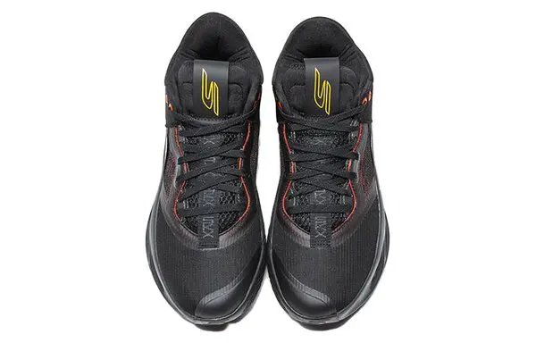 Sketchers Skx Float Basketball Sneakers - Black/orange