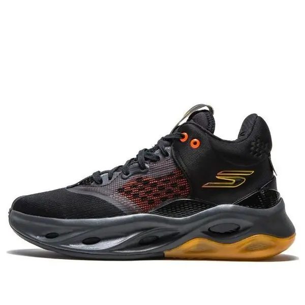 Sketchers Skx Float Basketball Sneakers - Black/orange