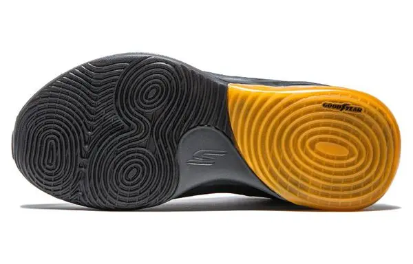 Sketchers Skx Float Basketball Sneakers - Black/orange