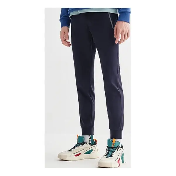 FILA Pocket Blue Sports Pants/trousers/joggers - Black