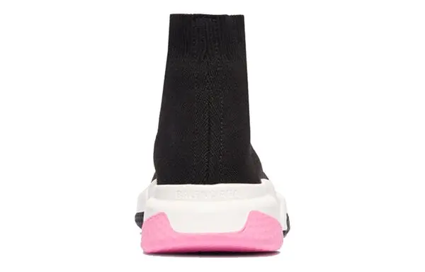 Balenciaga Speed Trainer Sneakers - Black/white/pink