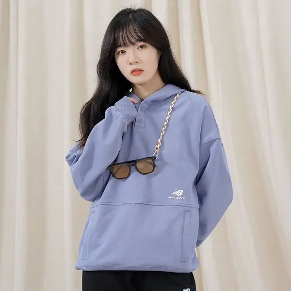 NEW BALANCE Classic Lifestyle Hoodie - Blue