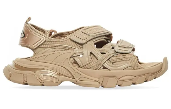 Balenciaga Track Sandals - Beige