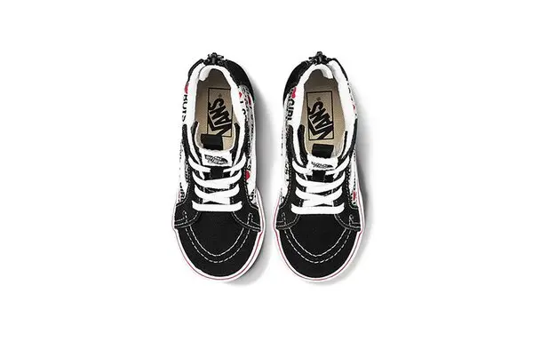 VANS Sk8-hi Zip 'i Heart Print' High Top Sneakers