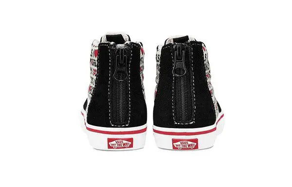 VANS Sk8-hi Zip 'i Heart Print' High Top Sneakers