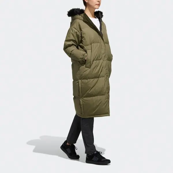 Adidas Down Padded Fur Hooded Parka