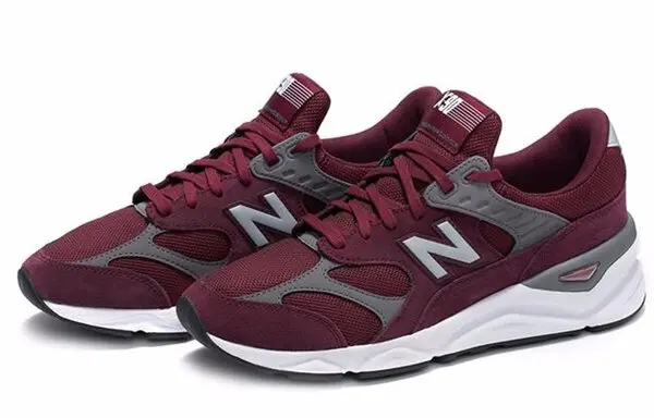 NEW BALANCE X-90 Athletic Sneakers - Wine Red