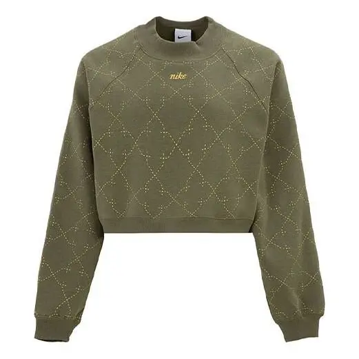 Nike Fleece Lined Pullover Hoodie - Green