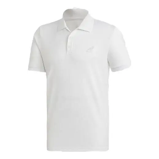 Adidas Sports Lapel Polo Shirt - White