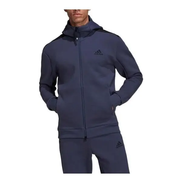Adidas Logo Full-zip Hoodie - Default Color