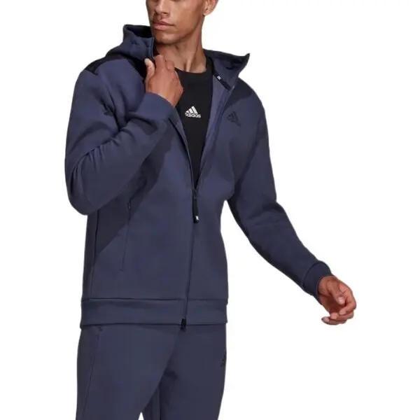 Adidas Logo Full-zip Hoodie