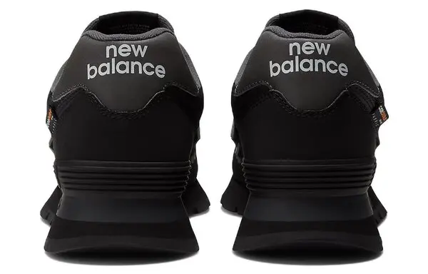 NEW BALANCE 574 Rugged Low Top Sneakers - Black