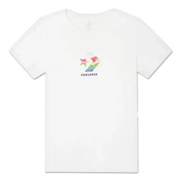 CONVERSE Sun Fill Star Chevron Classic T-shirt - White