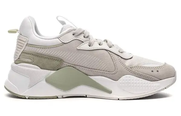 PUMA Rs-x Reinvent Low Top Sneakers - Grey/white/green