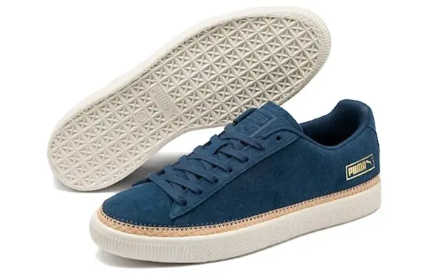 PUMA Suede Trim Dlx Deep Low Top Sneakers