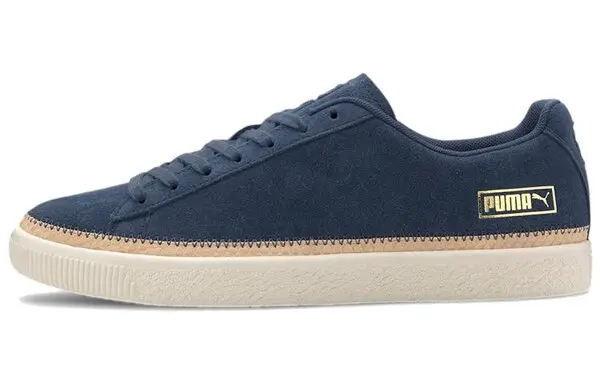 PUMA Suede Trim Dlx Deep Low Top Sneakers - Blue