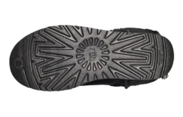 UGG Checkered Bow Short Snow Boots