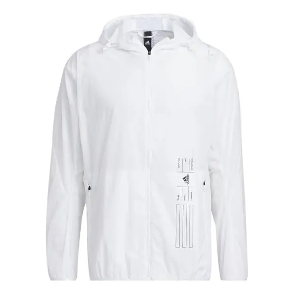 Adidas Th Lite Wvjk Solid Color Sports Hooded Jacket